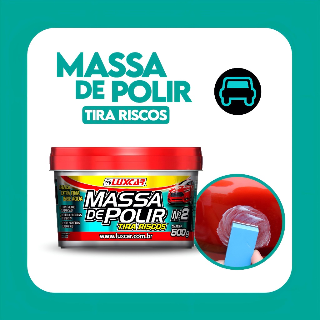 Massa Para Polir N2 Luxcar Tira Riscos Dá Brilho Tira Manchas | Shopee Brasil