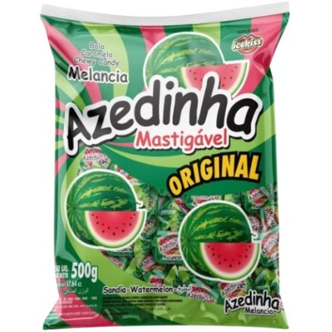 Bala Azedinha Original IceKiss Sabores 500g | Shopee Brasil