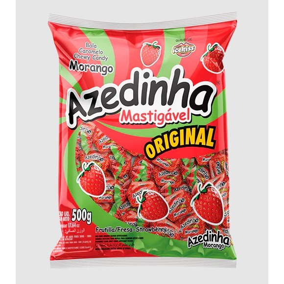 Bala Azedinha Original IceKiss Sabores 500g | Shopee Brasil