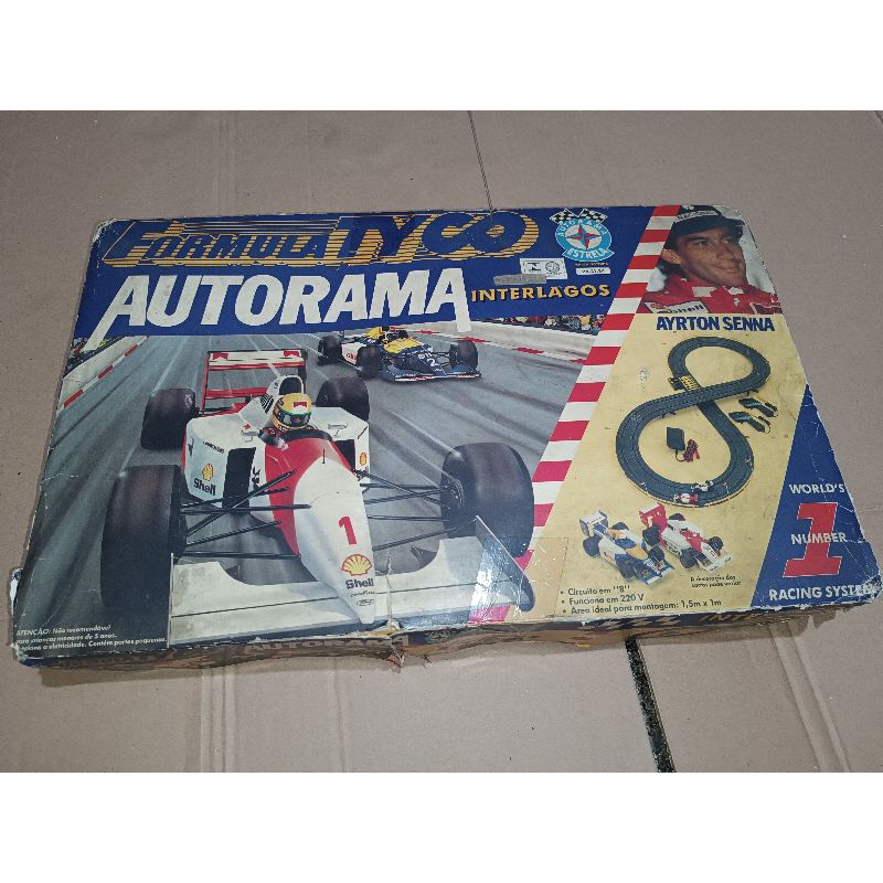 Autorama Formula Tyco Ayrton Senna Interlagos | Shopee Brasil
