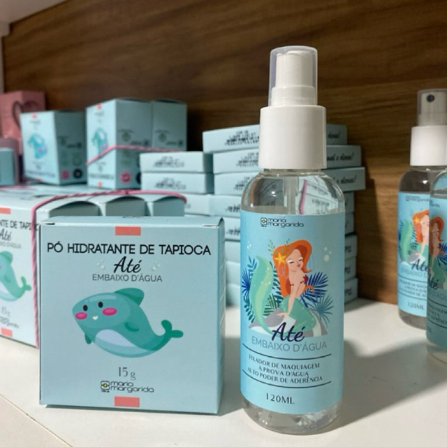 KIT MARIA MARGARIDA PÓ HIDRATANTE TAPIOCA FIXADOR ATÉ DEBAIXO D´ÁGUA ...