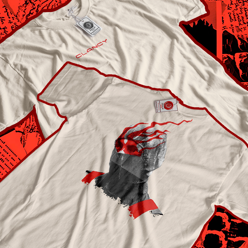 Camiseta Oversized Twenty One Pilots Clancy Bege ou Preta Tyler Joseph ...