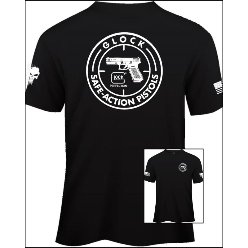 Camisa Masculina Dry Fit Camiseta Glock Safe Pistol Operator | Shopee ...