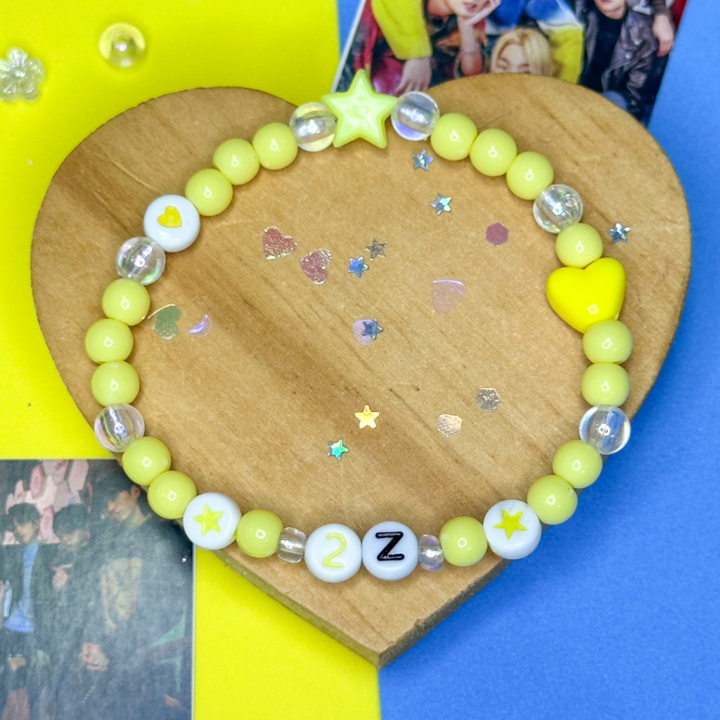 Pulseiras de Silicone com Miçanga 2Z Kpop Bumjun Hojin Jiseob Junghyun ...