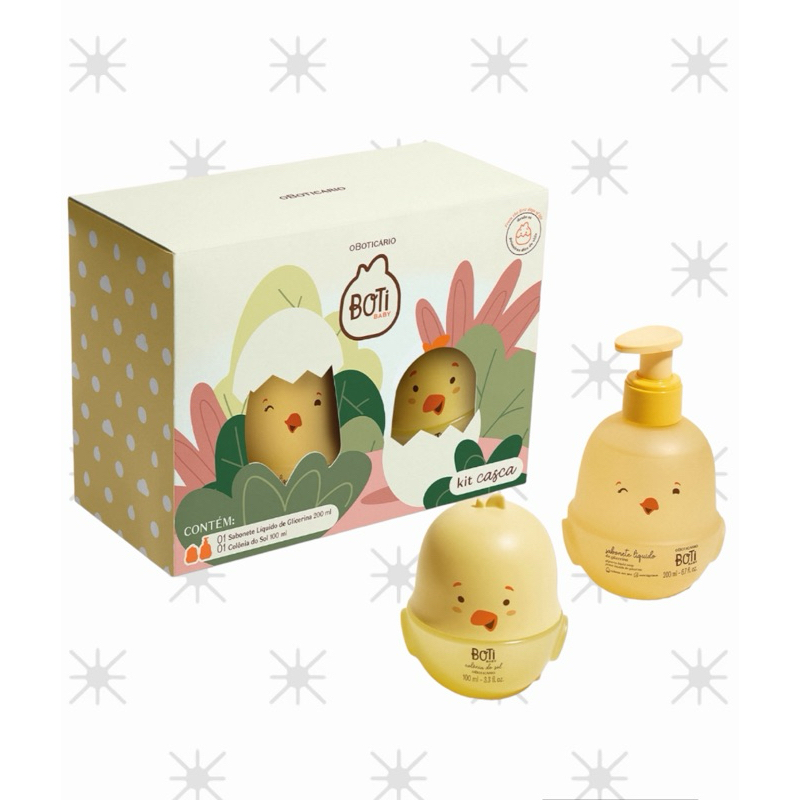Kit Boti Baby Colônia do Sol 100ml + Sabonete Líquido de Glicerina Boti ...