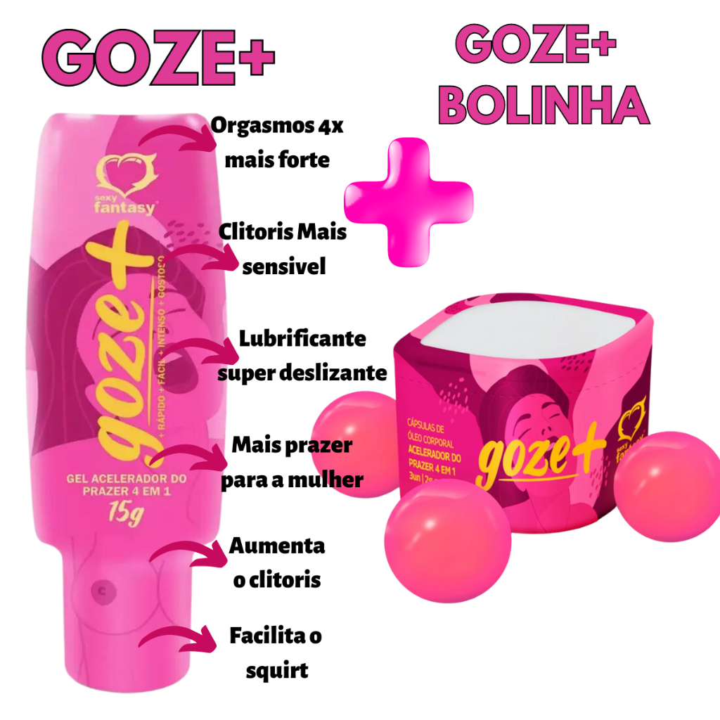KIT Prazer Feminino Goze Mais 4 em 1 15g+ GOZE+ BOLINHA CAPSULA| Sex Shop Produtos Adultos ...