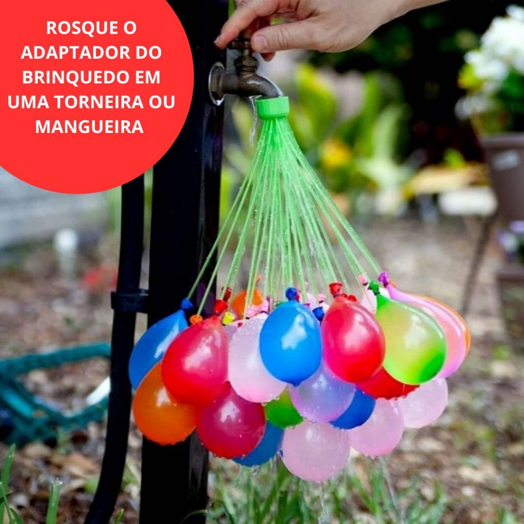 Balão De Água Guerra De Bexiga 222 Bexigas Splash Ball 1 Pacote Kids ...