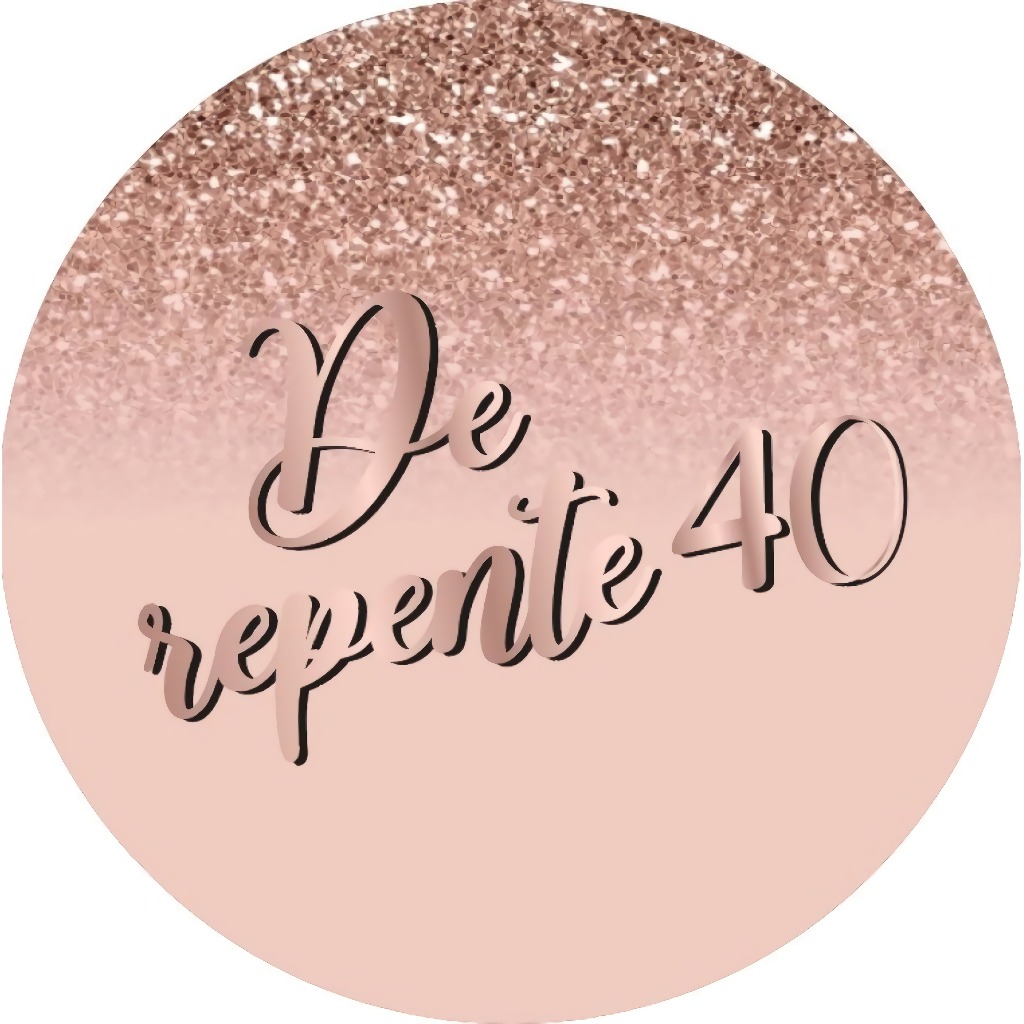 Painel De Festa Redondo Sublimado Tema 40 anos | Shopee Brasil