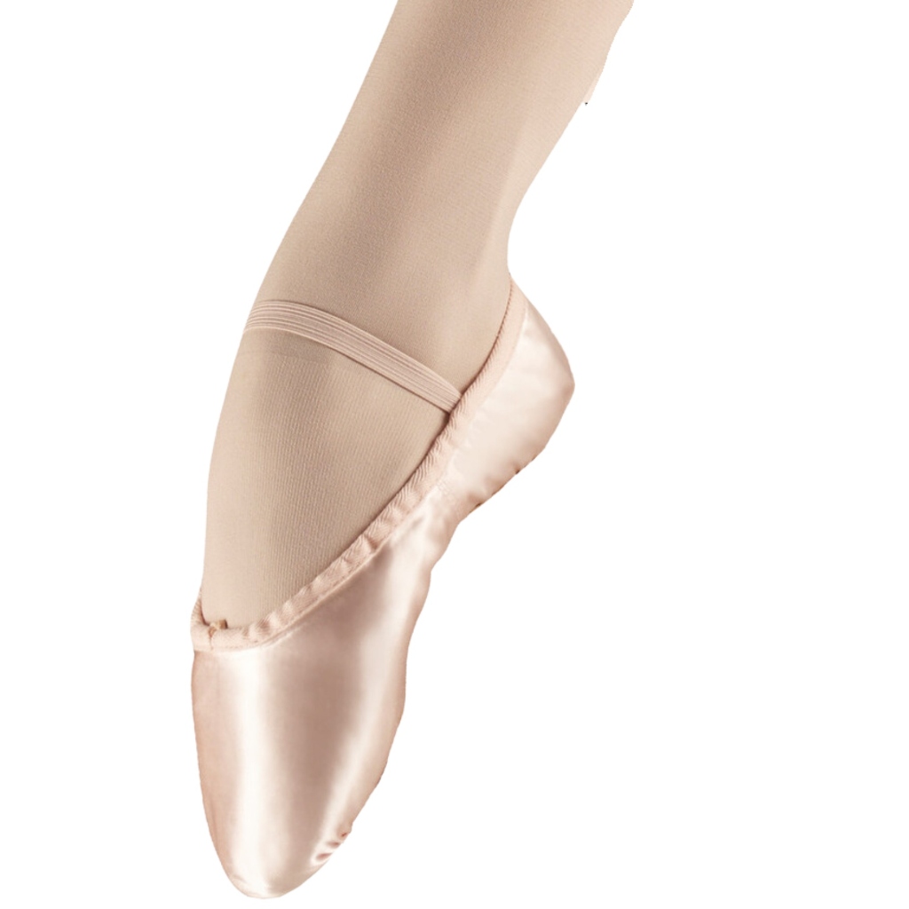 Sapatilha de Ballet de cetim cor salmao modelo meia ponta | Shopee Brasil