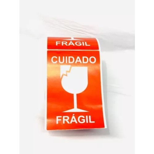 1520 Etiquetas Cuidado Fragil 10x15cm | Shopee Brasil