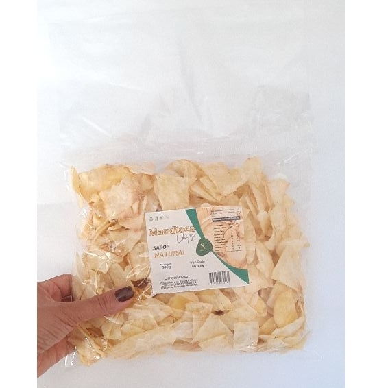 Mandioca (Aipim) Chips Natural 500g | Shopee Brasil