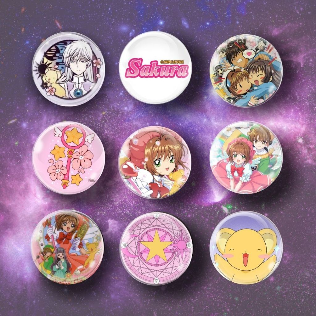 Botton/Broche/pin anime manga Sakura Card Captors SCC | Shopee Brasil