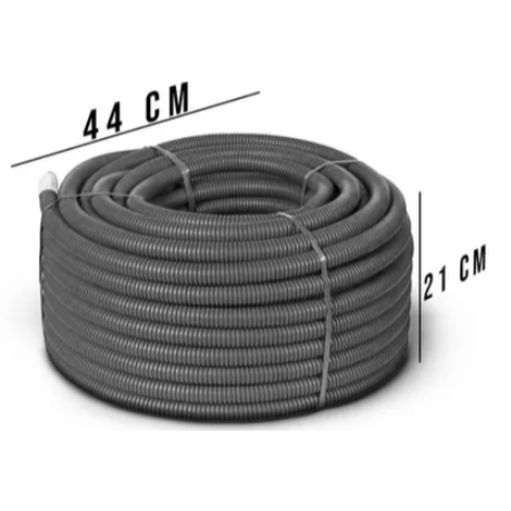 Conduite eletroduto reforcado 3/4 50 metros cinza | Shopee Brasil