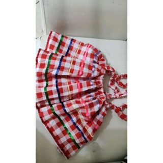 Saia Avental Vestido Festa Junina Suspensórios ARRAIÁ festa junina quadrilha lindas estampas ...