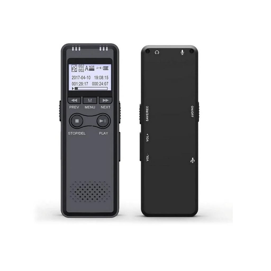 Gravador de Voz V30 Para Aulas Reuniões Palestras MP3 Player | Shopee ...