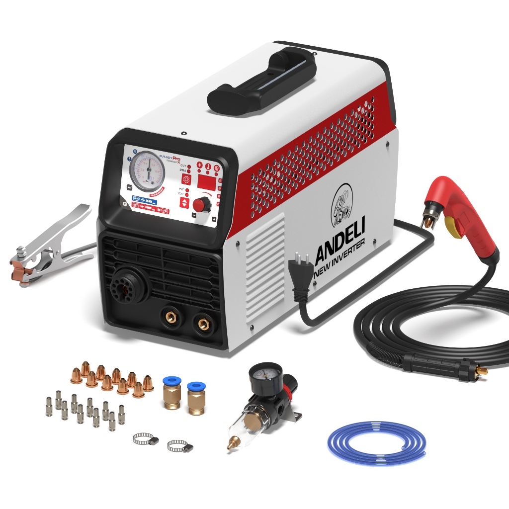 ANDELI Máquina de Corte Plasma Compressor Embutido Cut-50y Pro X Até ...