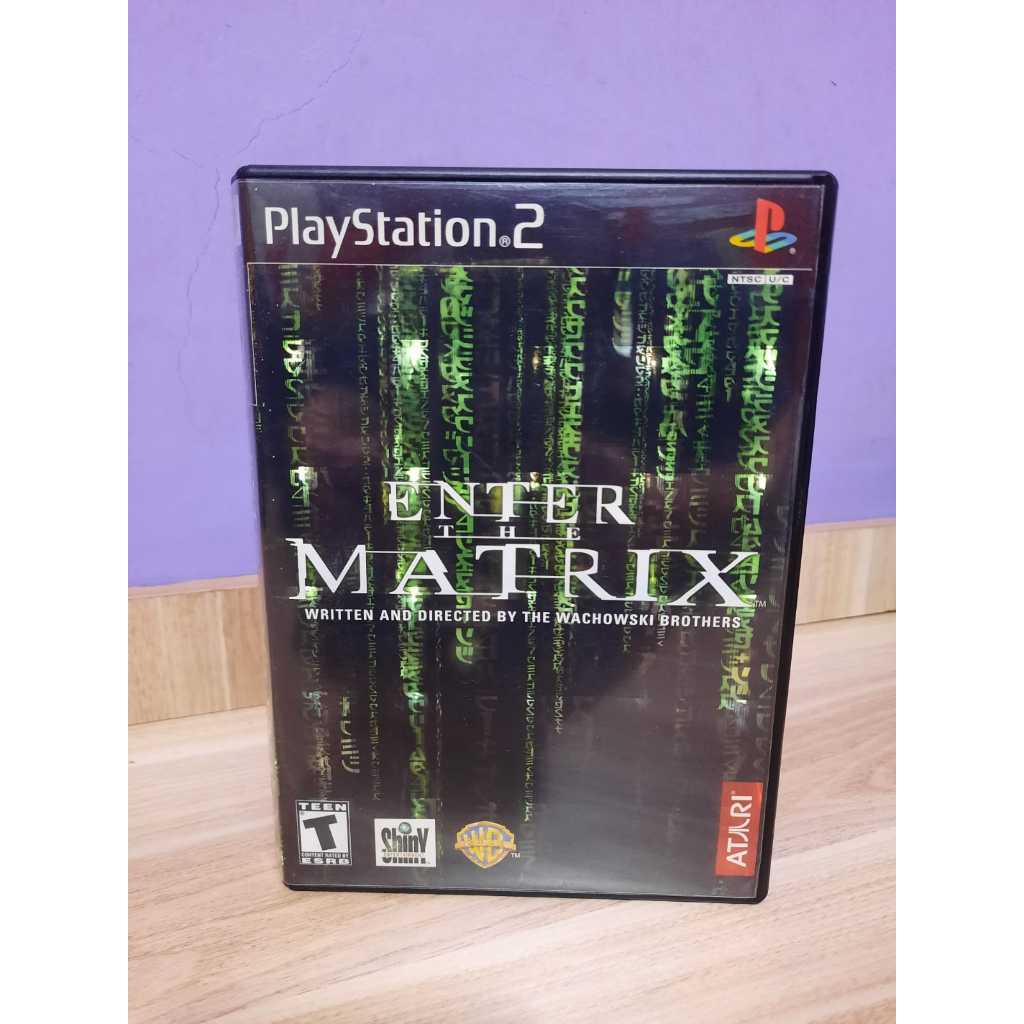 Enter The Matrix Playstation 2 Original Capa Holografica | Shopee Brasil