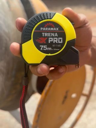 Trena Métrica Profissional - 7,5 M - Fita Aço Reforçado Corpo ...
