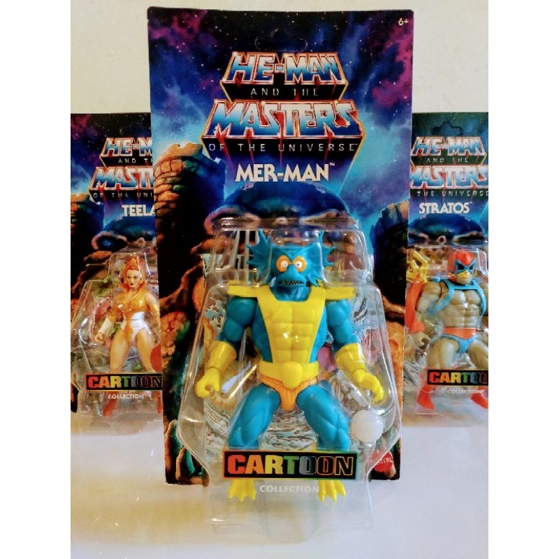 Aquático Mer-Man Cartoon - Masters Of Universe He-Man | Shopee Brasil