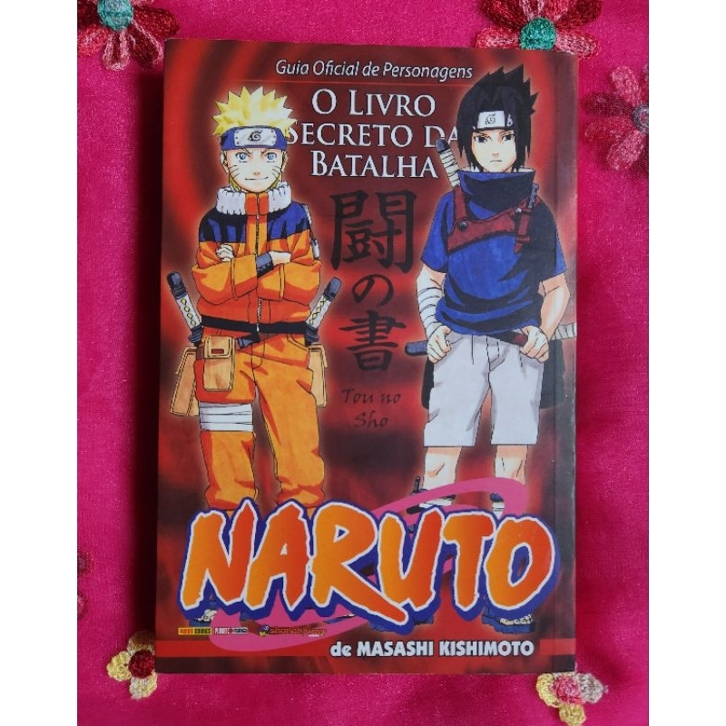 Databook/Guia Naruto - O Livro Secreto da Batalha | Shopee Brasil