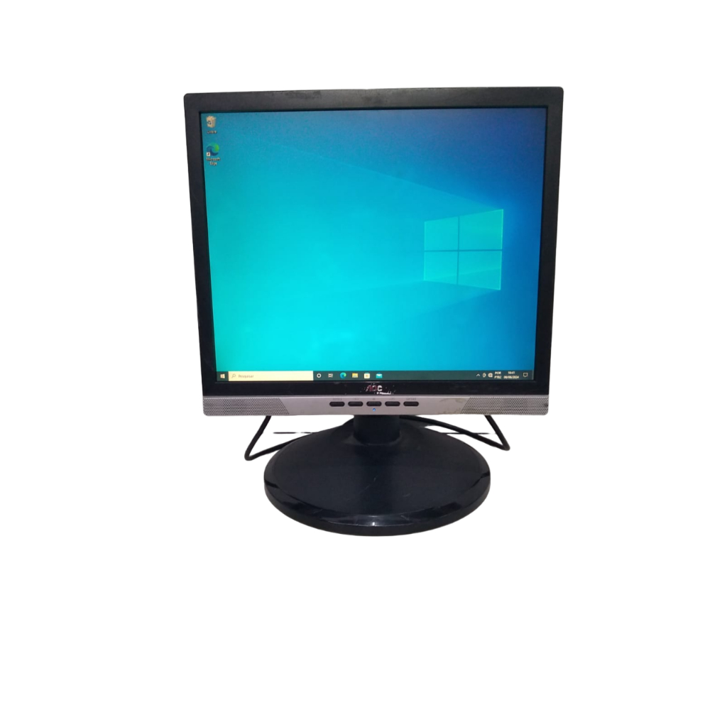 Monitor Aoc 17' Modelo 712sa Quadrado Alto Falante Manchas Tela | Shopee Brasil