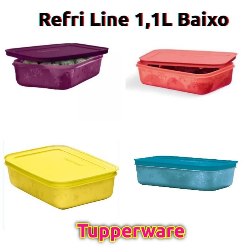 Tupperware Freezer Line 1 litro | Shopee Brasil