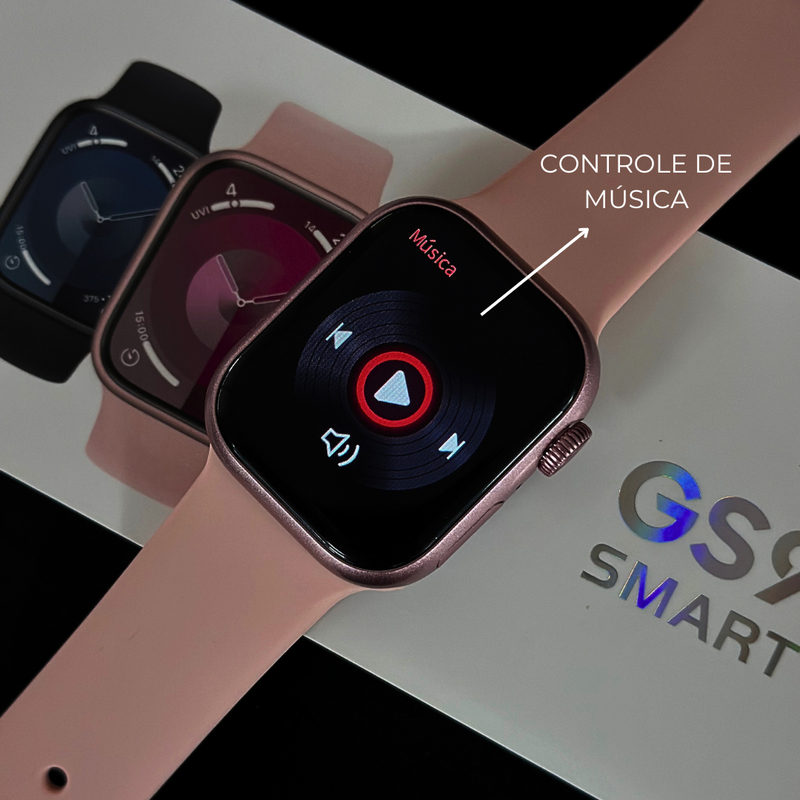 GS9 MINI SMARTWATCH (ROSA/PRATA/PRETO/DOURADO) | Shopee Brasil