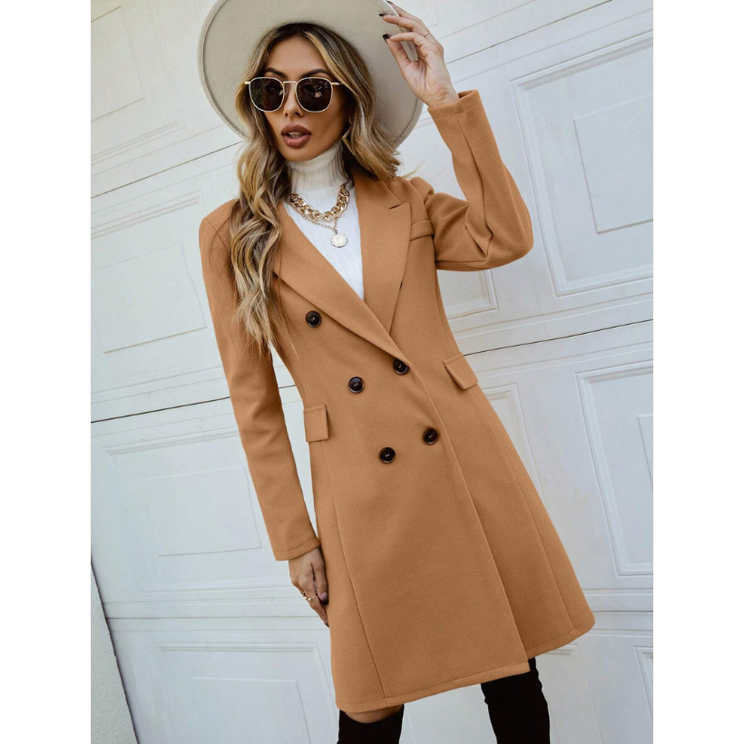 Casaco Sobretudo Parca Feminino Lã Premium | Shopee Brasil