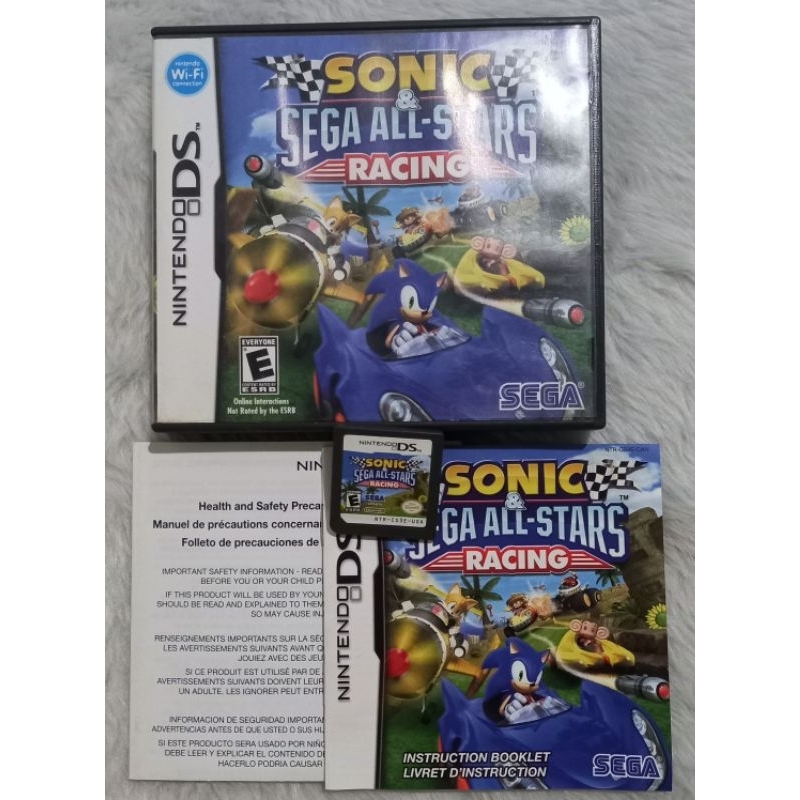Nintendo DS Sonic Sega All Stars Racing | Shopee Brasil