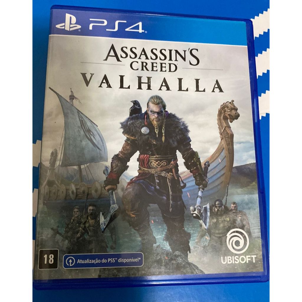 Jogo PS4 Assa. Creed Valhalla Mídia Física | Shopee Brasil