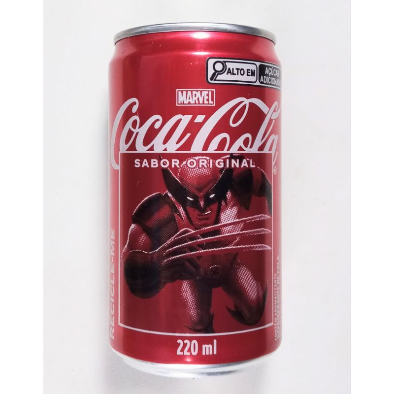 Lata Mini Coca-Cola Marvel 2024 Wolverine 220ml (lacrada) | Shopee Brasil