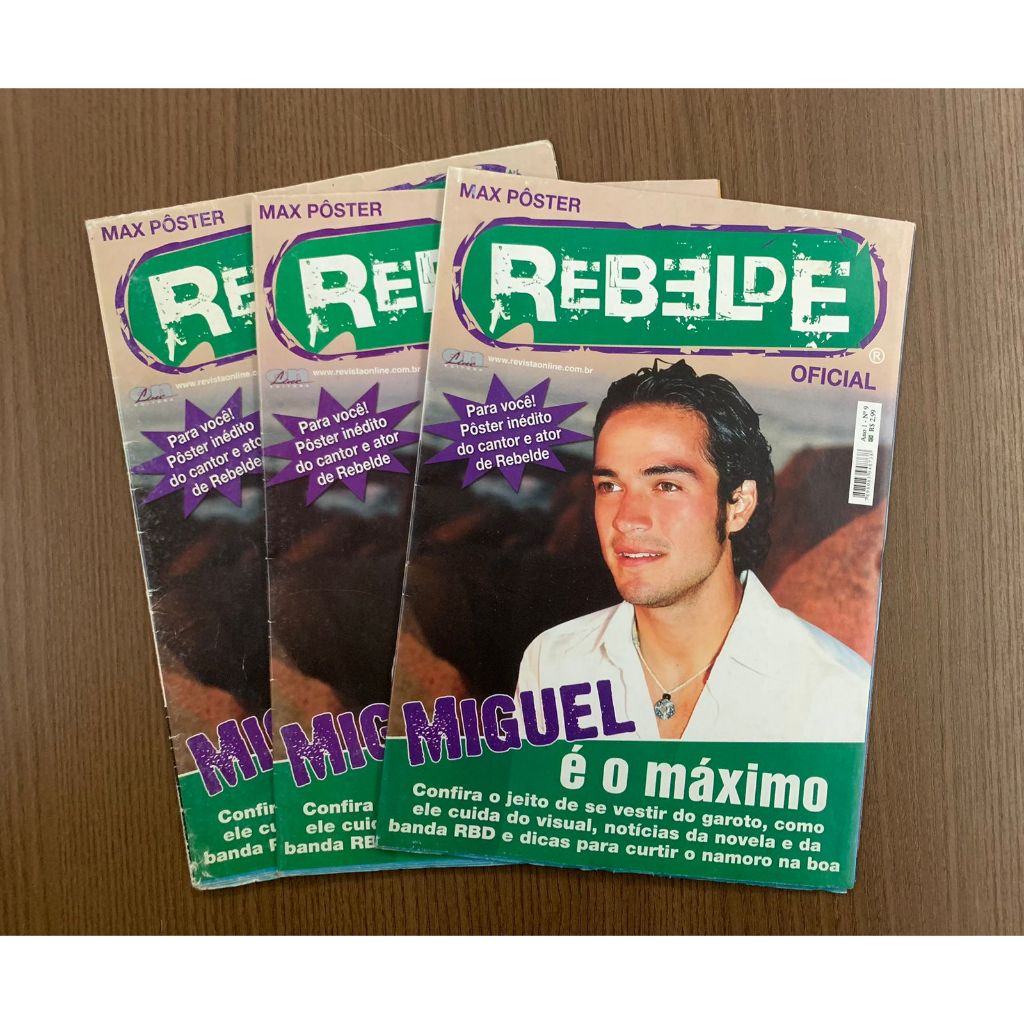 Revista MAX PÔSTER Rebelde Oficial RBD nº 9 - Alfonso Herrera - Poncho ...
