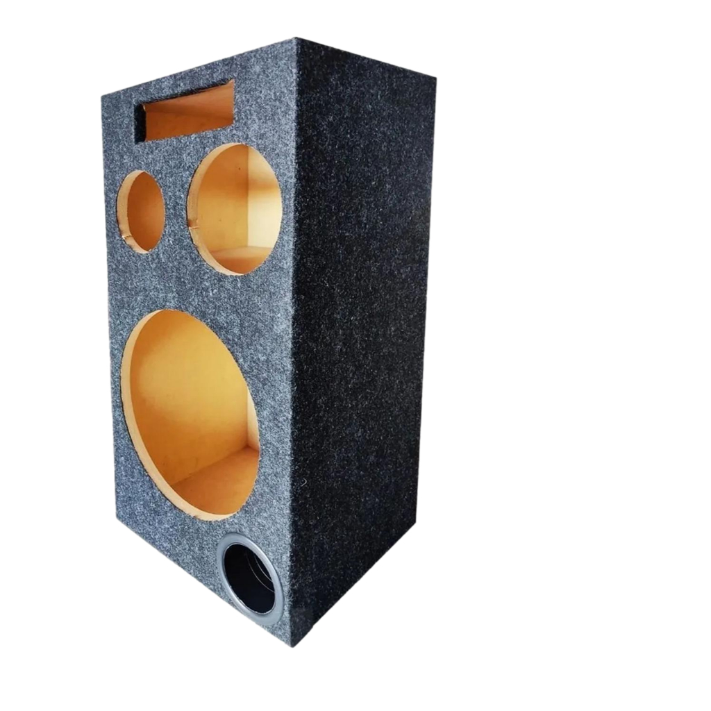 Caixa Trio Residencial Bob Vazia Pra Falante 10' polegada 1 corneta 1 tweeter 1 din | Shopee Brasil