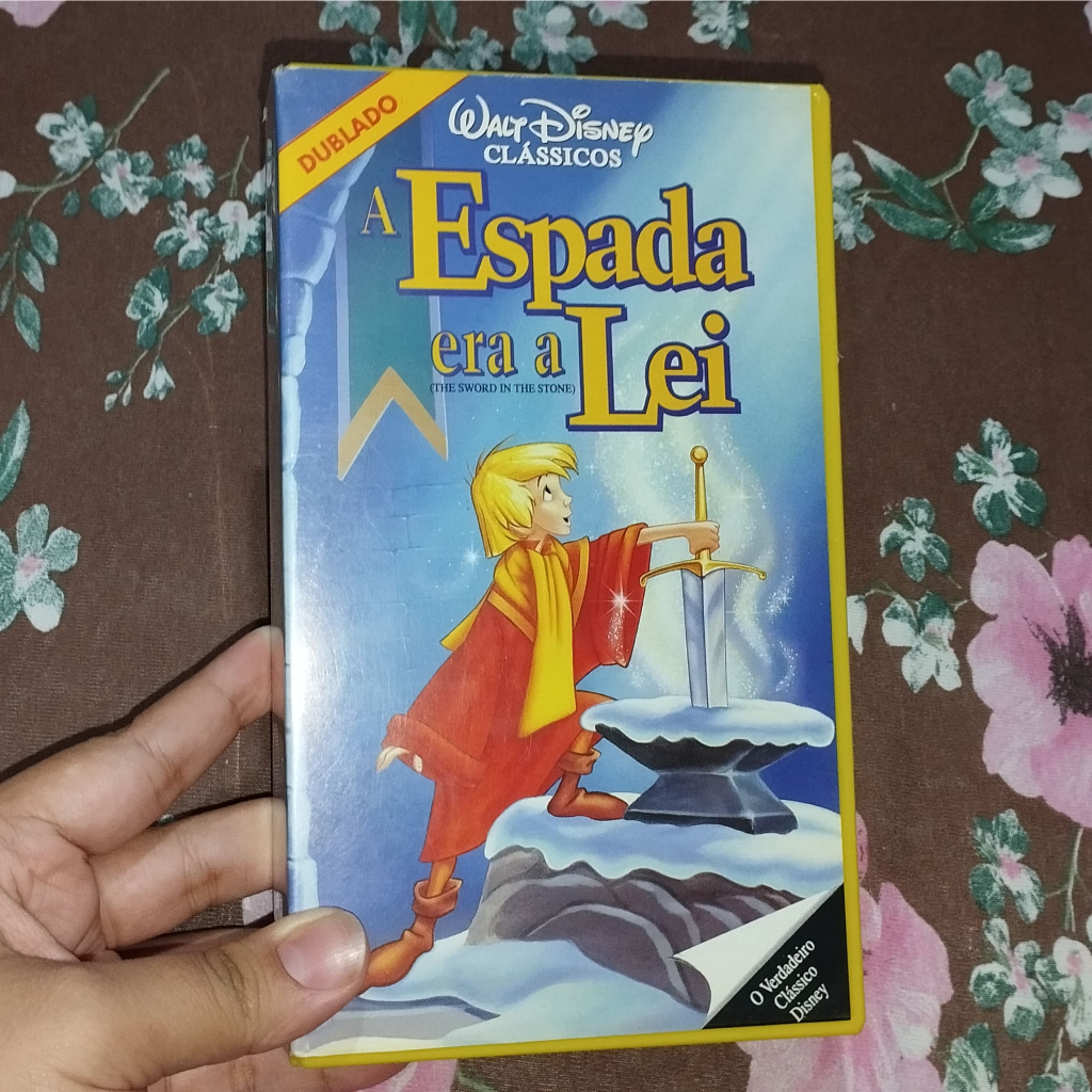 VHS - A Espada Era a Lei (LEIA A DESCRIÇÃO - disney - animação ...