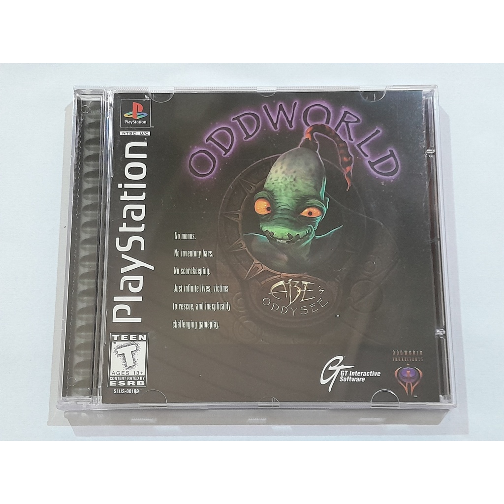 Oddworld Abe's Oddysee P/ Playstation 1 Ps1 Original | Shopee Brasil