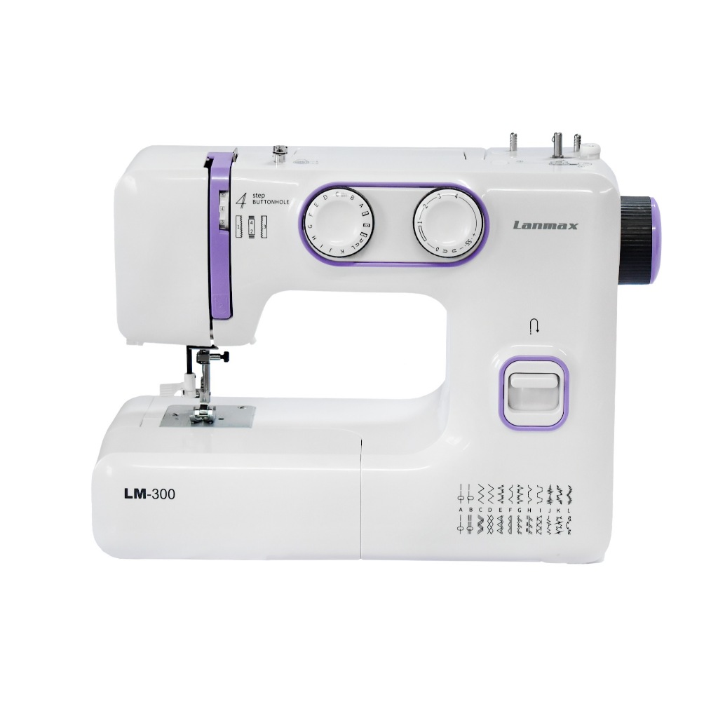 Máquina de Costura Portátil Lanmax AutoVolt 24 pontos Servo motor 100w ...