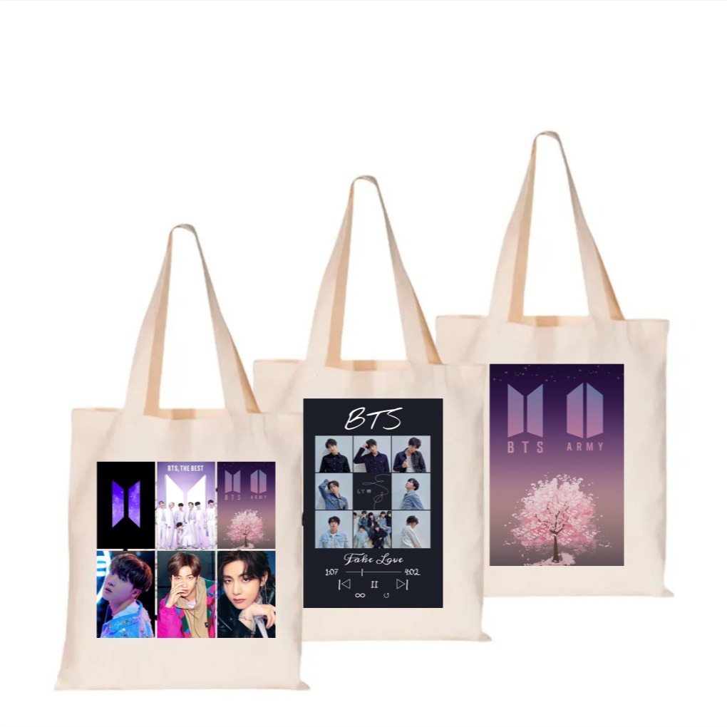 ECOBAG 35X35CM BTS | Shopee Brasil