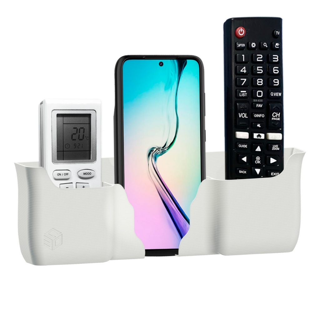 Suporte De Parede Porta Controle Remoto E Celular Universal ar tv ...