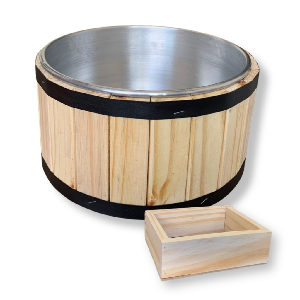 Tina Escalda Pés Bacia Pedicure Balde Alumínio | Shopee Brasil