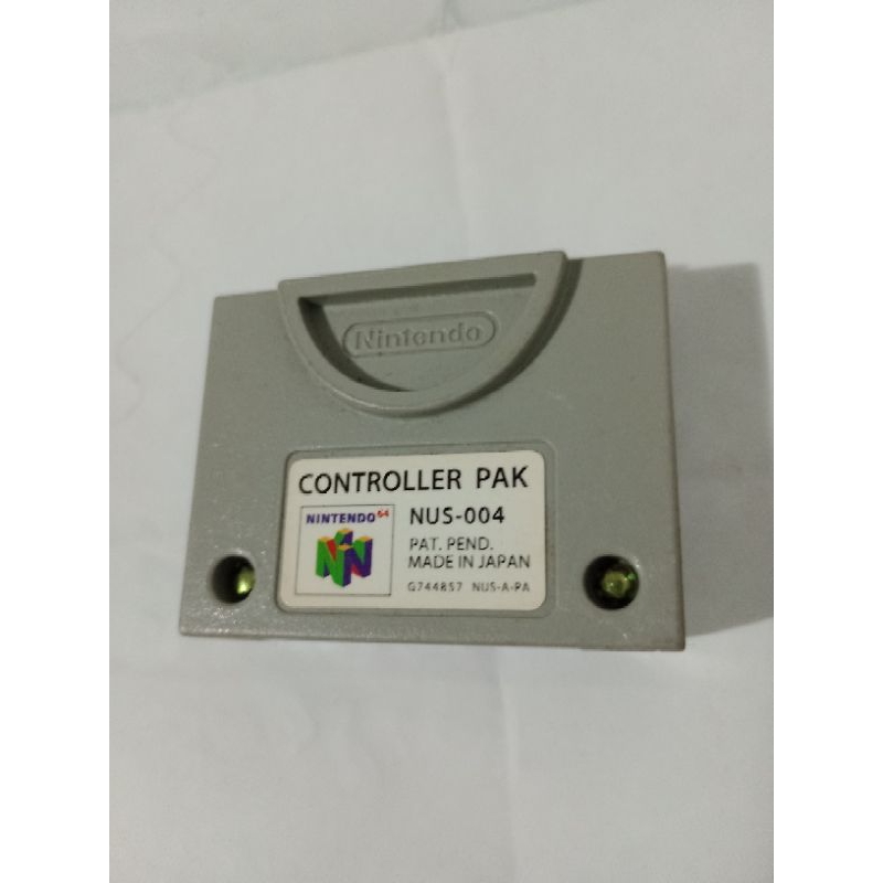 Memory Card Nintendo 64 Controller Pack Oficial Nintendo | Shopee Brasil