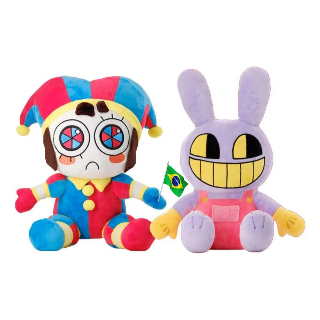 Boneco De Pelúcia Digital Circus Pommi Jax Circo Palhaço Circo Digital ...