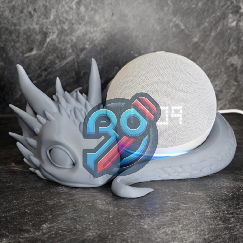 Suporte Dragão Alexa Amazon Echo Dot 4ª e 5ª geração | Shopee Brasil