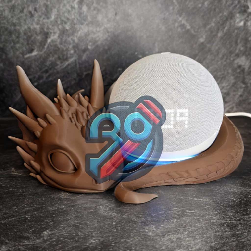Suporte Dragão Alexa Amazon Echo Dot 4ª / 5ª geração e Echo Pop - Baby ...