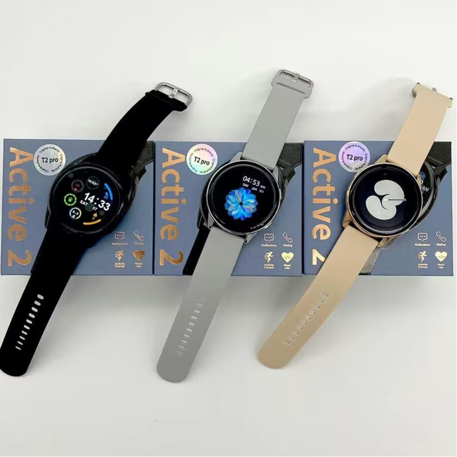 Relógio Smartwatch Galaxy Active 2 Full Touch Screen T2 Pro bluetooth ...