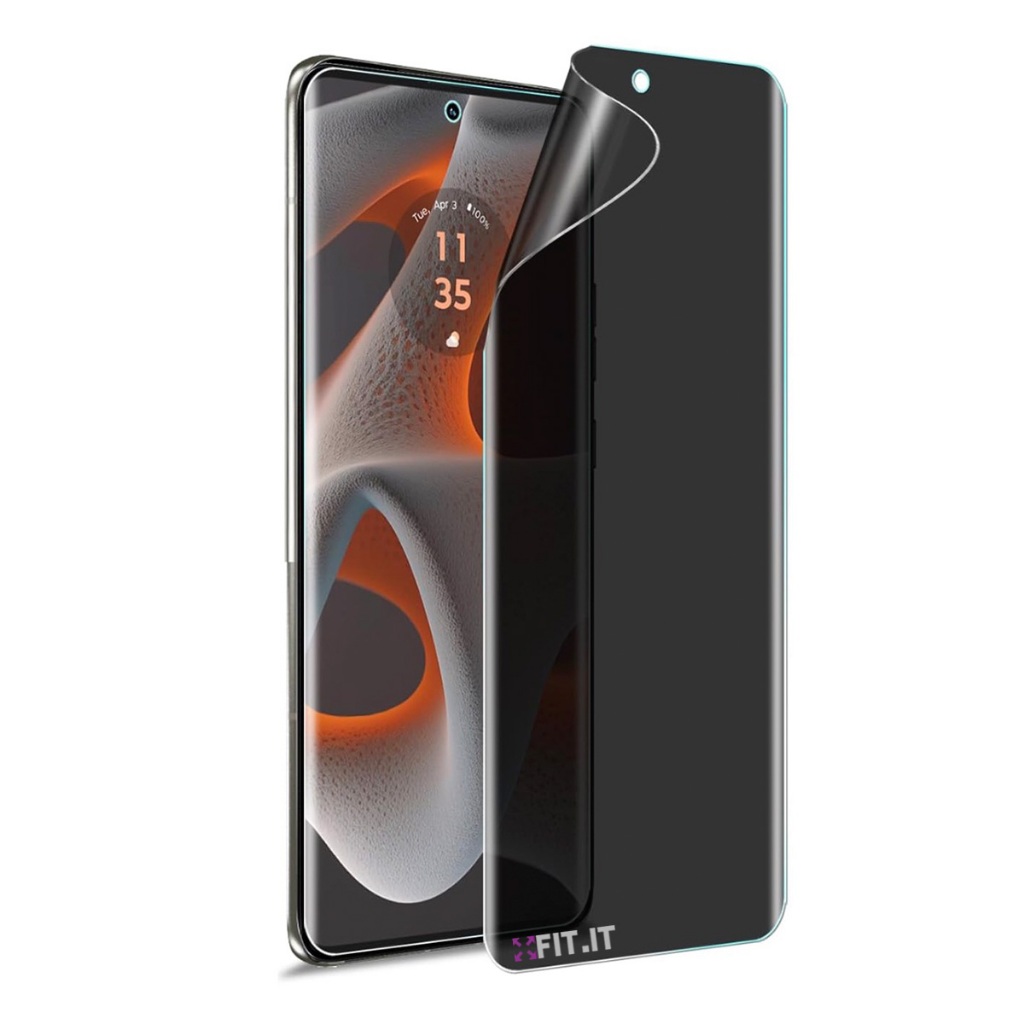 Película Privacidade Antispy 5D Ceramica HD para Motorola Edge 50 Pro ...