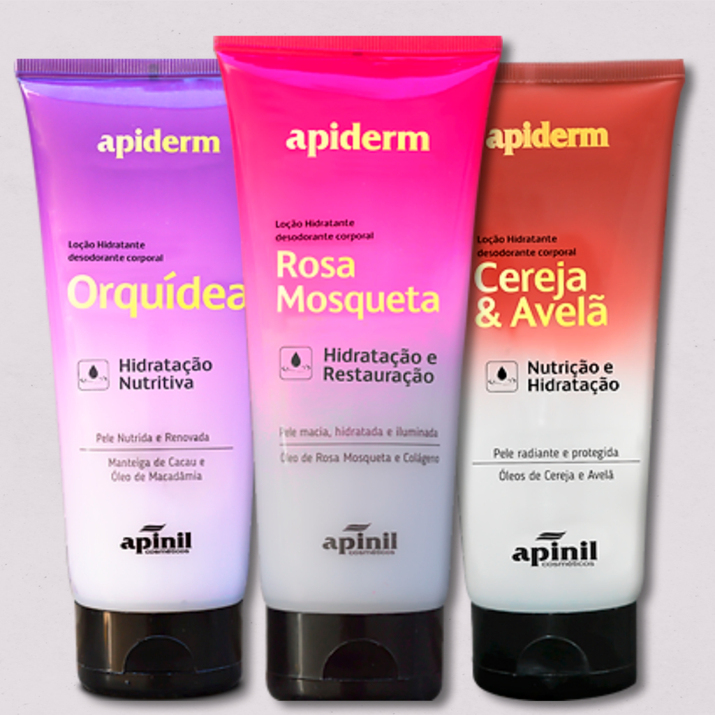 Hidratante Corporal Apiderm 190g Apinil com Manteiga de Karité e ...