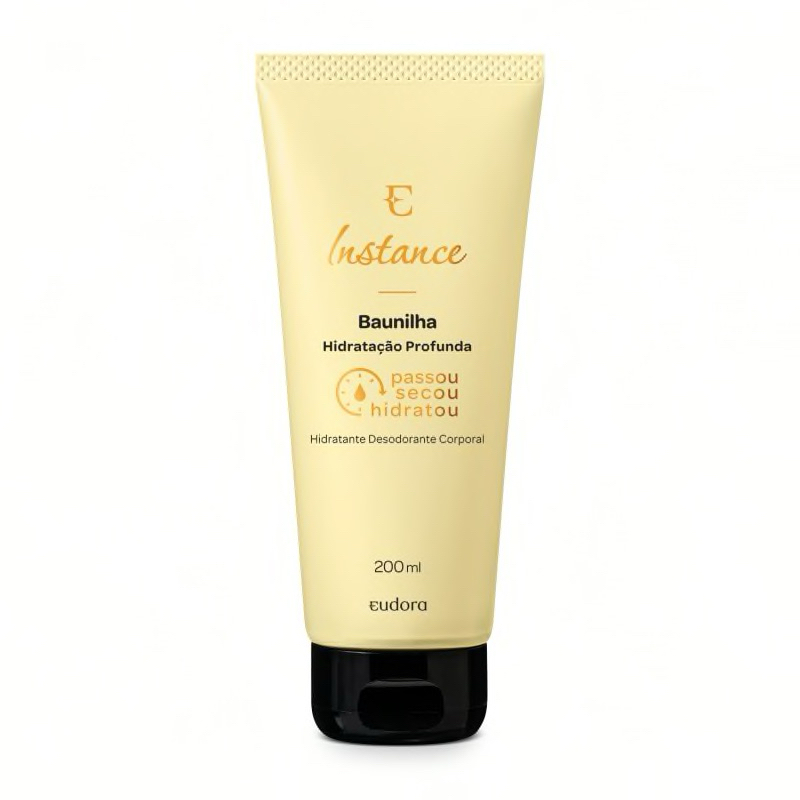 Hidratante Corporal Instance Baunilha Eudora 200ml | Shopee Brasil