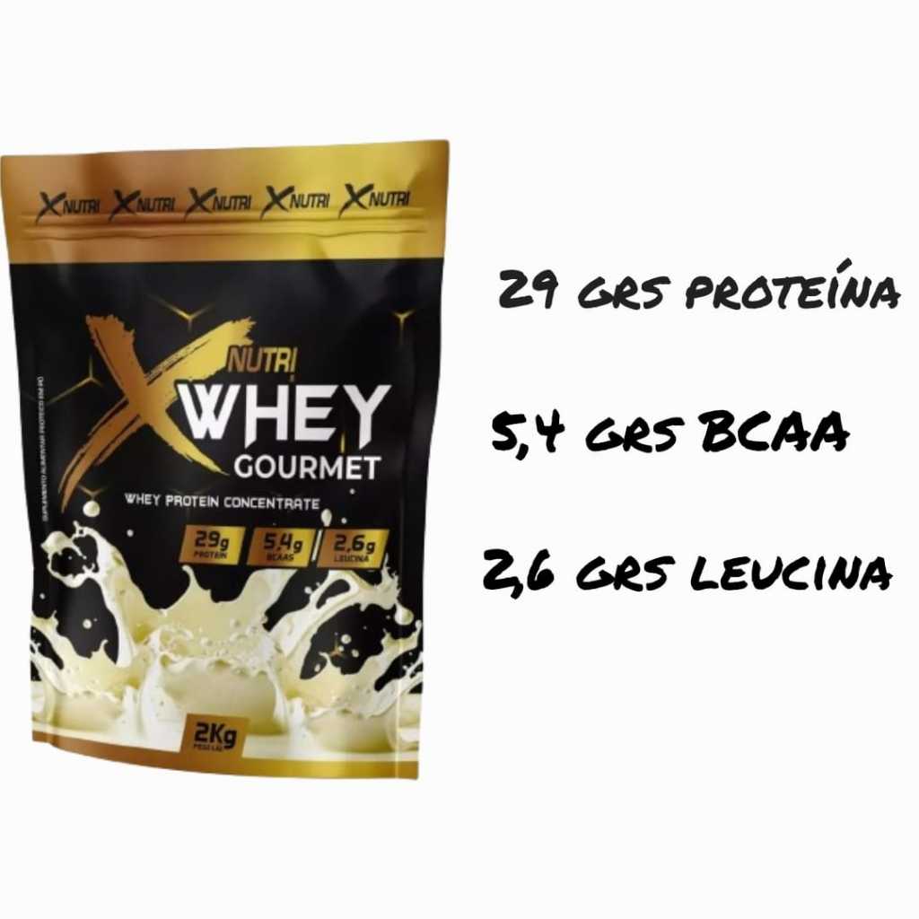 Whey Protein 2kg (refil) - Whey Isolado Concentrado e Hidrolisado ...