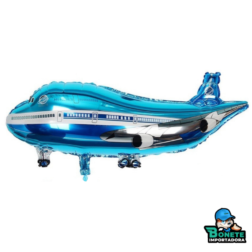 Formas Balão Metalizado Avião Decoração Festa Aniversário Brinquedo ...