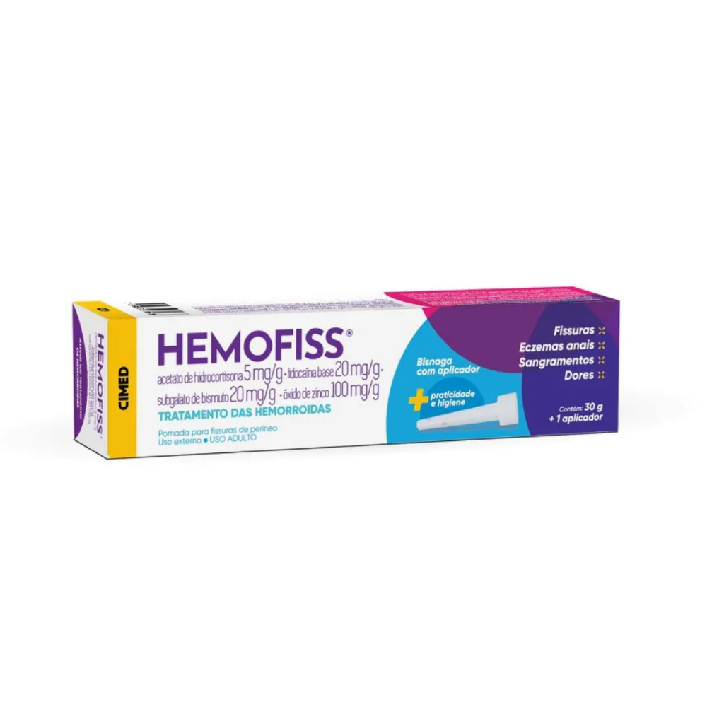 Pomada Para Hemorroida Hemofiss 30g + Aplic (igual Proctan) | Shopee Brasil